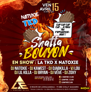 Shatta Bouyon - L'Empire Club - France - Réservez vos meilleurs moments ...