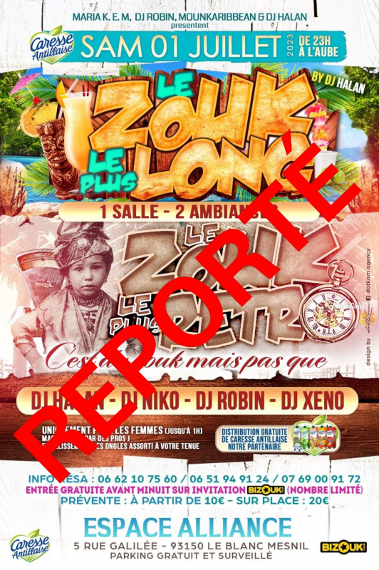 Le Zouk Le Plus Long - ESPACE ALLIANCE - France - Réservez vos ...