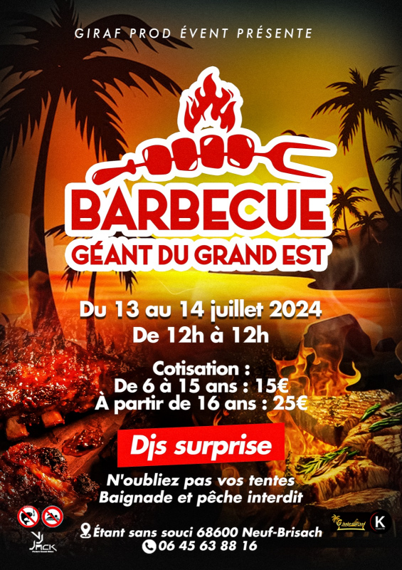Barbecue GÉant Du Grand Est - France - Réservez vos meilleurs moments ...