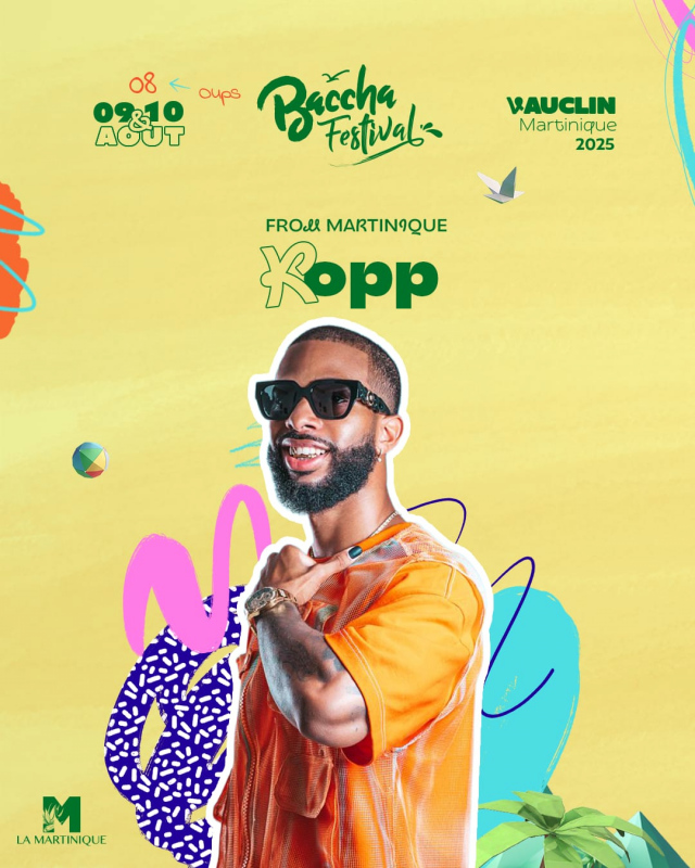 Baccha Festival 2025 - Vauclin - Réservez vos meilleurs moments en ligne